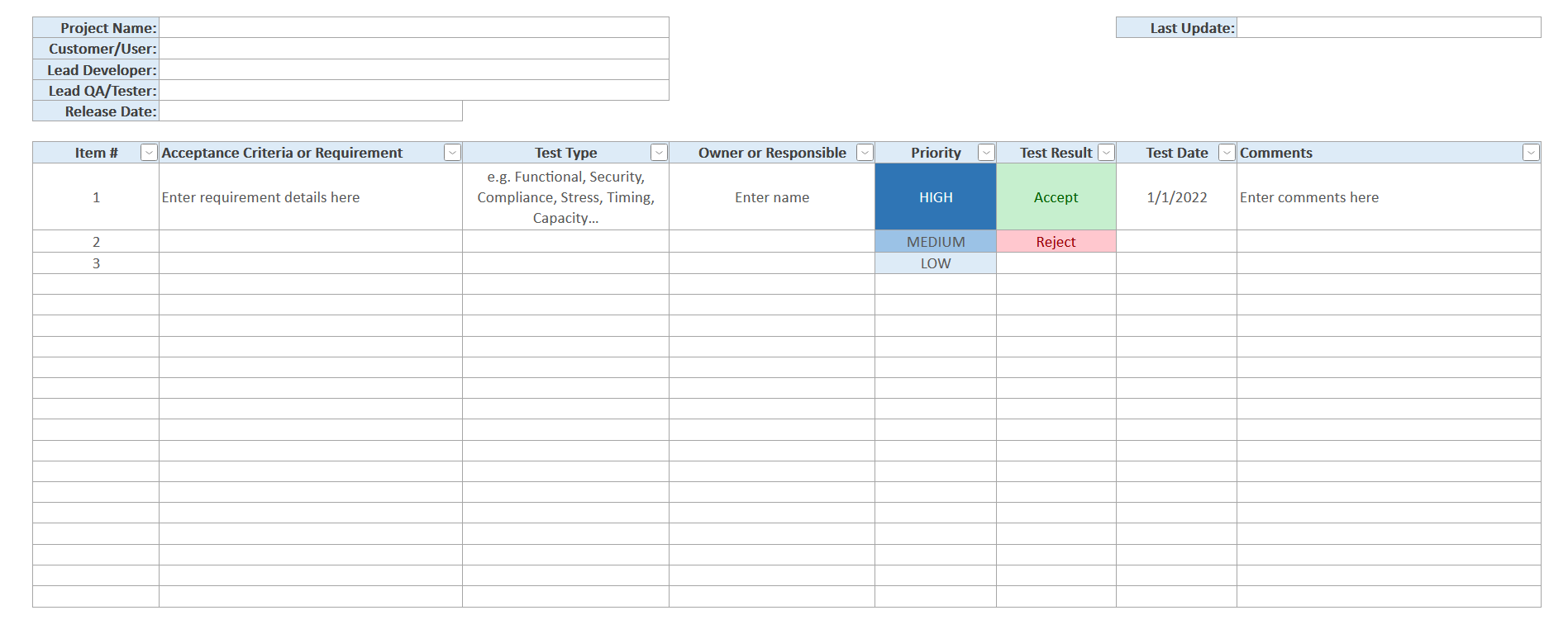 User Acceptance Testing UAT Template | AI Strategy, Innovation ...