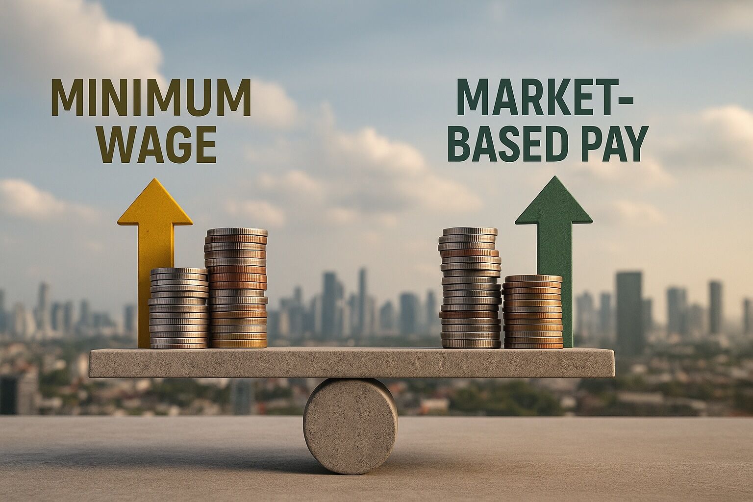 Minimum Wage vs. Market-Based Pay Debate - The Middle Ground